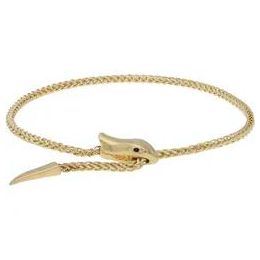Goldarmband Vivance "golden snake", gelb (gelbgold 375), Armb&auml;nder, Damen, Gelbgold 375, Goldarmband