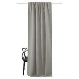 Vorhang Heine HOME, grau, B:135cm H:300cm, Polyester, Gardinen