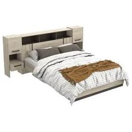 Bettschubkasten Demeyere GROUP "Meubles Watson", braun (kronberg eiche waterford), B:239,9cm H:95cm T:36,3cm, Spanplatte, Schubladen, Schubladenfronten Bettschubkastenelement