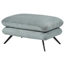 Hockerbank 3C Candy "Beatrice", blau (bleu), B:120cm H:45cm T:60cm, 88% Polyester, 12% Polyacryl, Hocker, Sitzhocker, mit modernem Polsteraufbau, auch in Breitcord, passend zur Serie