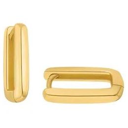 Paar Creolen Amor "2034778, 2034779", gold (gelbgoldfarben), Ohrringe, Damen, Silber 925 (Sterlingsilber)