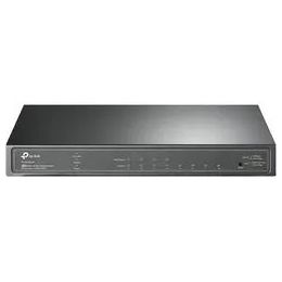 TP-LINK Netzwerk-Switch "TL-SG2008P 8-Port Gigabit Smart Switch (4x PoE+)", schwarz, B:24,6 H:7,3, Netzwerk-Switches