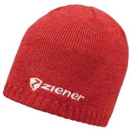 Strickmütze Ziener "IRUNO hat", Damen, rot, Materialmix, Mützen