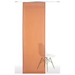 Schiebegardine Liedeco Gr. 1, orange (terrakotta), B:60cm H:245cm, Polyester, Gardinen, HxB: 245x60, ohne Paneelwagen