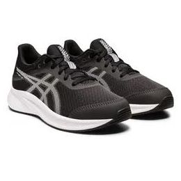 Laufschuh asics "PATRIOT 13 GS", Kinder, Gr. 32,5, silber (schwarz, silberfarben), Textil, Schuhe Laufschuh