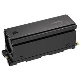 Corsair interne SSD "MP700 PRO 1TB M.2 NVMe PCIe Gen. 5 x4 SSD with Cooler", schwarz, Schreibgeschwindigkeitmaximal 9600 MB/s Lesegeschwindigkeitmaximal 11700 MB/s, Festplatten, Microsoft DirectStorage