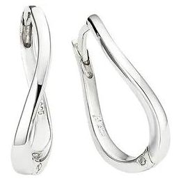 Paar Creolen "Schmuck Geschenk Silber 925 Klappcreole", silber (silberfarben), ANISTON JEWELRY & WATCHES, Ohrringe, Damen, Silber 925 (Sterlingsilber)