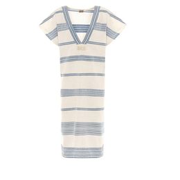 Ikigai the City Kleid Damen Größe 34/42 hellblau / offwhite