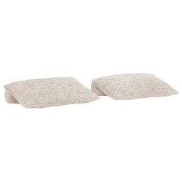 Dekokissen "Baldwin", beige (ted ivory), 4 Stk., Strukturstoff, SET ONE BY Musterring, Dekokissen_Sitzkissen_Kissenhüllen, 4-teiliges Kissenset, passend zum Bett Baldwin