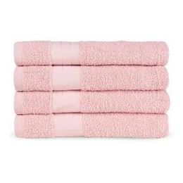 Handtücher Good Morning "Uni", rosa (hell rosa), B:50cm L:100cm, Frottee, Frottee, Handtücher, Baumwolle, Walkfrottee, Bordüre, 500 GSM, Einfarbig, ohne Aufhängung