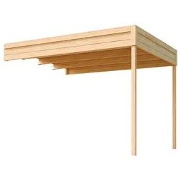 Gartenhaus-Anbaudach Weka "f&uuml;r die Gartenh&auml;user der Serie "Batu", beige (naturbelassen), B:300cm H:222,3cm T:257,5cm, Gartenhaus-Anbaud&auml;cher, in verschiedenen Farben