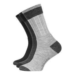 Cotton Prime Socken Herren Gr&ouml;&szlig;e 39/42 anthrazit / graumeliert / schwarz