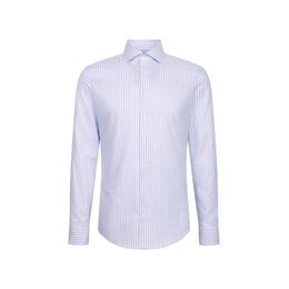 Seidensticker Business Shirt 'Schwarze Rose' male Blue, White size 42