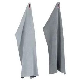 Geschirrtuch Pad "Monte", grau, H:1cm L:45cm T:30cm, 100% Baumwolle, Geschirrtücher