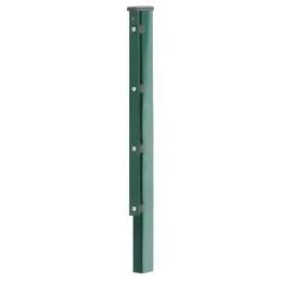 GAH Alberts Zaunpfosten ALBERTS, gr&uuml;n, B:6cm H:200cm T:4cm, Stahl, Zaunpfosten, 60x40 mm f&uuml;r Doppelstabmattenzaun, 200 cm, mit Flacheisen