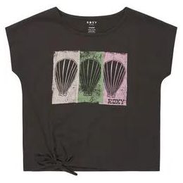 Shirttop Roxy "Pura Playa", Kinder, Gr. 4(101-108cm), grau (phantom), 100% Baumwolle, Tops