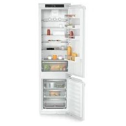 Liebherr Einbaukühlgefrierkombination "ICNd 5603", Standardmodul: D (A-G), silber, Rechtsanschlag, wechselbar, Kühlschränke