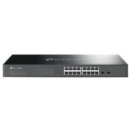 TP-LINK Netzwerk-Switch "JetStream 16-Port Gigabit Smart Switch mit 2 SFP-Slots", eh13, B:25,50cm H:8,00cm T:53,00cm, Netzwerk-Switches