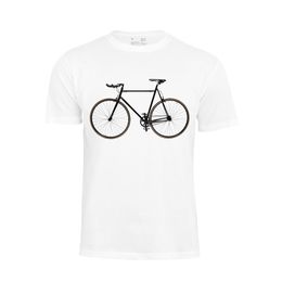 Cotton Prime T-Shirt 'Bike - Fahrrad' Herren Gr&ouml;&szlig;e XL schwarz / wei&szlig;