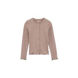 WE Fashion Strickjacke M&auml;dchen Gr&ouml;&szlig;e 98/104 taupe