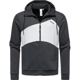 Ragwear Sweatjacke 'Wilso' Herren Größe XXL dunkelgrau / offwhite