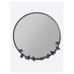 Spiegel Heine HOME, schwarz, B:60cm H:63,5cm T:3cm, Spiegel