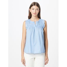 QS Bluse Damen Gr&ouml;&szlig;e XXS/XS hellblau / wei&szlig;