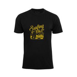 Cotton Prime Shirt 'Surf Tme Urlaub Meer Ozean' male Black size M
