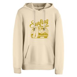 Cotton Prime Sweatshirt 'Surf Time - Urlaub & Meer' male Beige size S