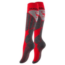Stark Soul&reg; Stark Soul Sportsocken Herren Gr&ouml;&szlig;e 39/42 dunkelgrau / graumeliert / rot