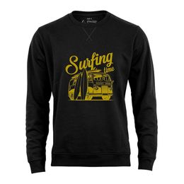 Cotton Prime Sweatshirt 'Surfing Time' male Black size S