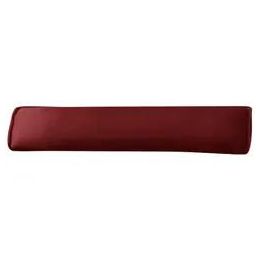 Sofakissen W.Schillig "broadway", rot (ruby rot z59), B:80cm H:18cm T:10cm, Longlife Xtra-Leder Z59: Glattleder mit modischer Prägung. Hautstärke 0, 9 - 1, 1 mm, Polsterauflagen, für den 2,5-Sitzer, Breite 80 cm