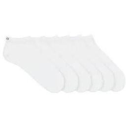 Sneakersocken Hugo UNDERWEAR "Socken 6P AS UNI CC W 10", Damen, Gr. 39-42, weiß, Baumwollmischung, unifarben, elastisch, Socken, mit Markenschriftzug am Bündchen