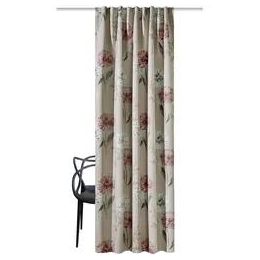 Vorhang Heine HOME, rosa (rose), B:135cm H:245cm, Polyester, Gardinen