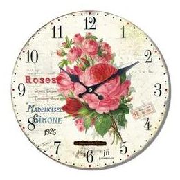 Wanduhr CHRISTOFFEL "Motiv Lowell", bunt, H:4cm, Wanduhren
