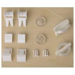 Sichtschutzbefestigung K-home "Verspannung für Klemmfix Doppelrollos von K-home", weiß, B:1,6cm H:1,6cm L:1,6cm, Kunststoff, Sichtschutzbefestigungen, Verspannung für Klemmfix Doppelrollos