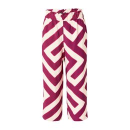 comma, COMMA Hose Damen Gr&ouml;&szlig;e 40 creme / fuchsia