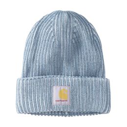 Carhartt M&uuml;tze "Rib Knit 105560" in Blau | Gr.: onesize