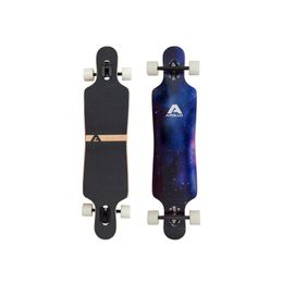 Apollo Twin Tip DT Longboard " Nebula " in lila/schwarz/blau | Gr.: onesize