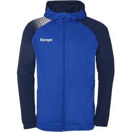 Kempa Trainingsjacke "Ambition 28 Kapuzenjacke" in Blau | Gr.: onesize
