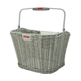 Klickfix Vorderradkorb "Structura Retro" in grau | Gr.: onesize