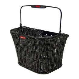 Klickfix Vorderradkorb "Structura Retro" in schwarz | Gr.: onesize