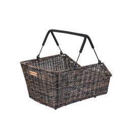 Basil Hinterradkorb "Cento Rattan Look MIK 2.0" in braun | Gr.: onesize