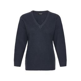 oxmo Strickpullover ' OXISANDIE LS ' Damen Gr&ouml;&szlig;e L nachtblau
