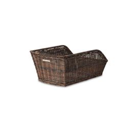Basil Hinterradkorb "Cento Rattan Look" in braun | Gr.: onesize