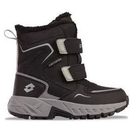 Klettboot Lotto, Gr. 36, schwarz (schwarz, grau), Synthetik, mehrfarbig, sportlich, Schuhe, - wasserdicht, windabweisend & atmungsaktiv