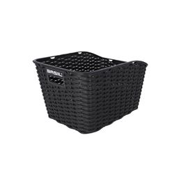 Basil Hinterradkorb "Weave WP" in schwarz | Gr.: onesize