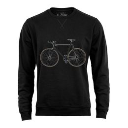 Cotton Prime Sweatshirt 'Bike-Fahrrad' Herren Gr&ouml;&szlig;e XXL braun / schwarz / wei&szlig;