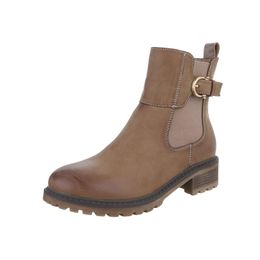 Ital-Design High Heel in Hellbraun | Gr.: 38