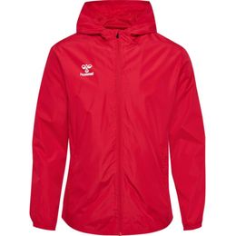 Hummel Reißverschluss Jacke Hmlessential Erwachsene in TRUE RED | Gr.: S